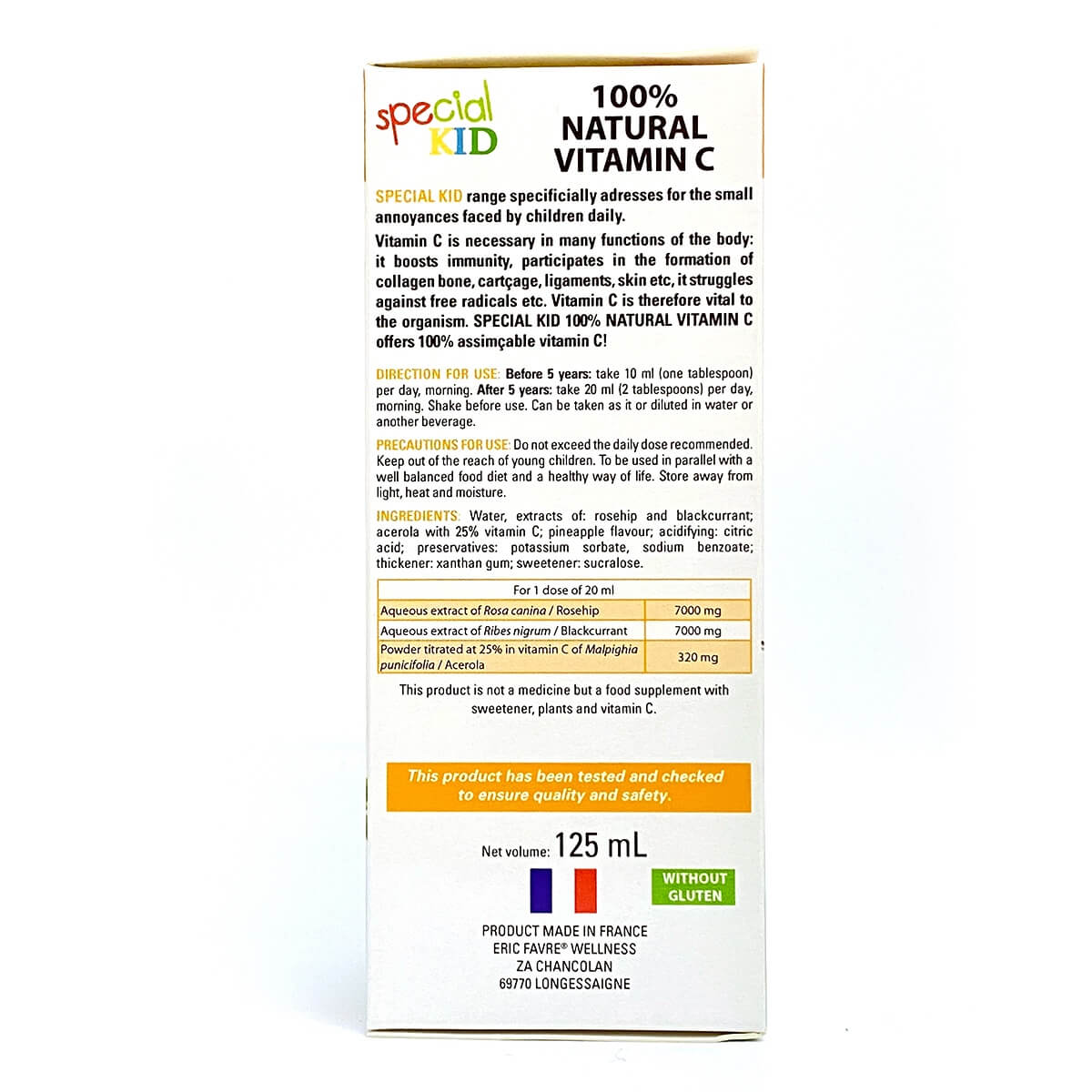 SKid 100% Natural Vitamin C Pineapple flavour 125ml syrup - Dược phẩm ...