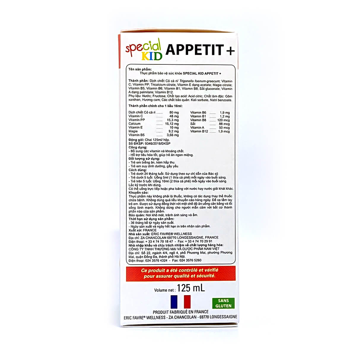 SKid Appetite+ Organge flavour 125ml syrup - Dược phẩm Huỳnh Gia