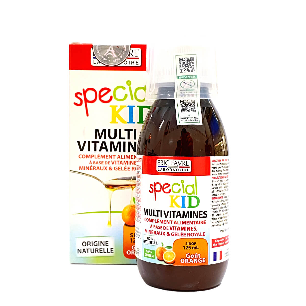 SKid Multi vitamins Orange flavour 125ml syrup - Dược phẩm Huỳnh Gia