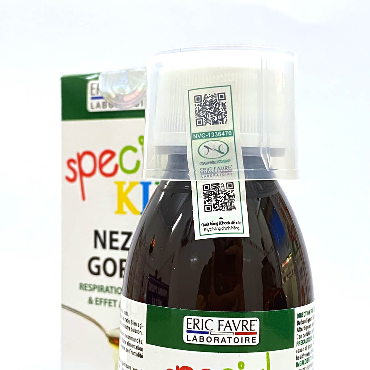 SKid Nose & Throat Caramel flavour 125ml syrup - Dược phẩm Huỳnh Gia