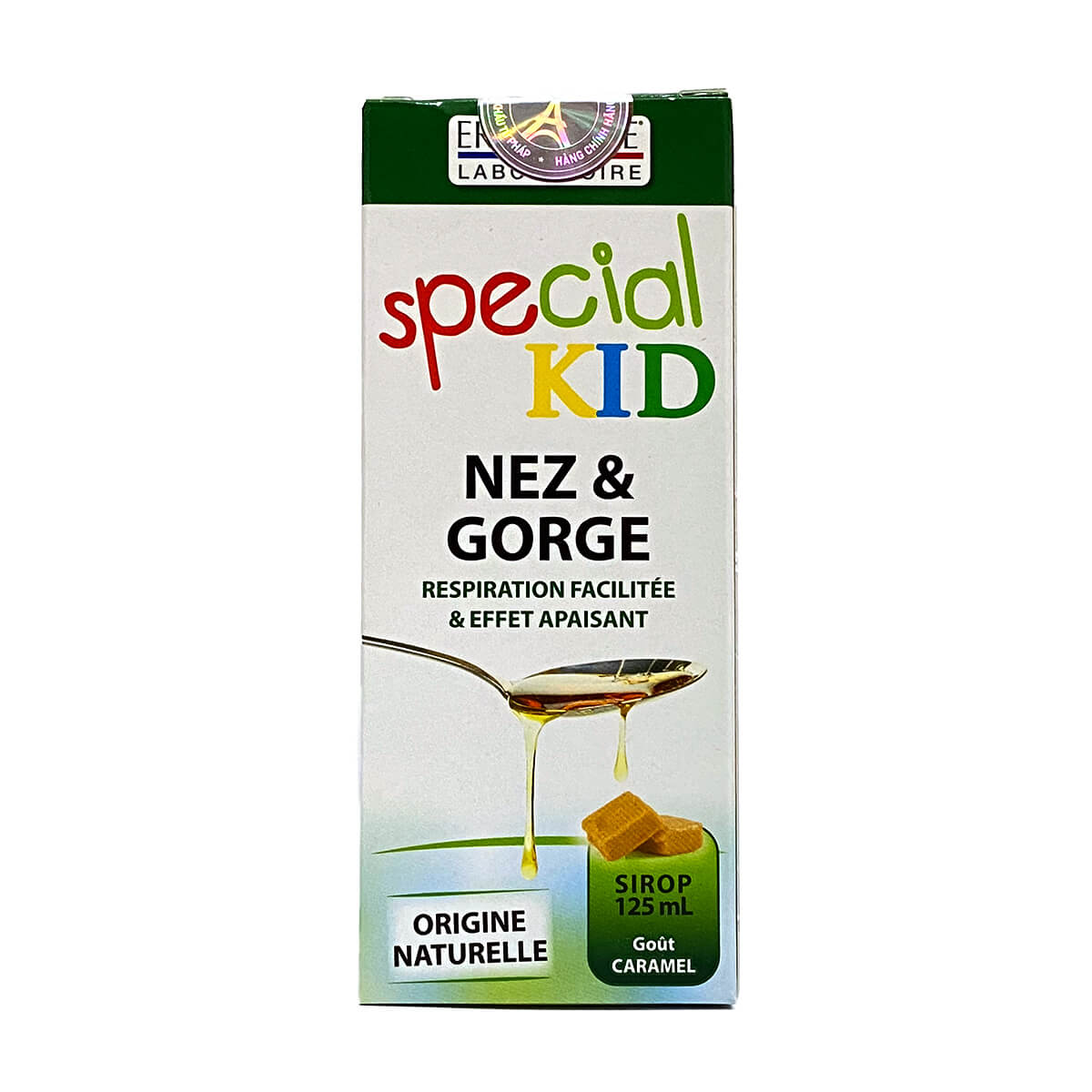 SKid Nose & Throat Caramel flavour 125ml syrup - Dược phẩm Huỳnh Gia